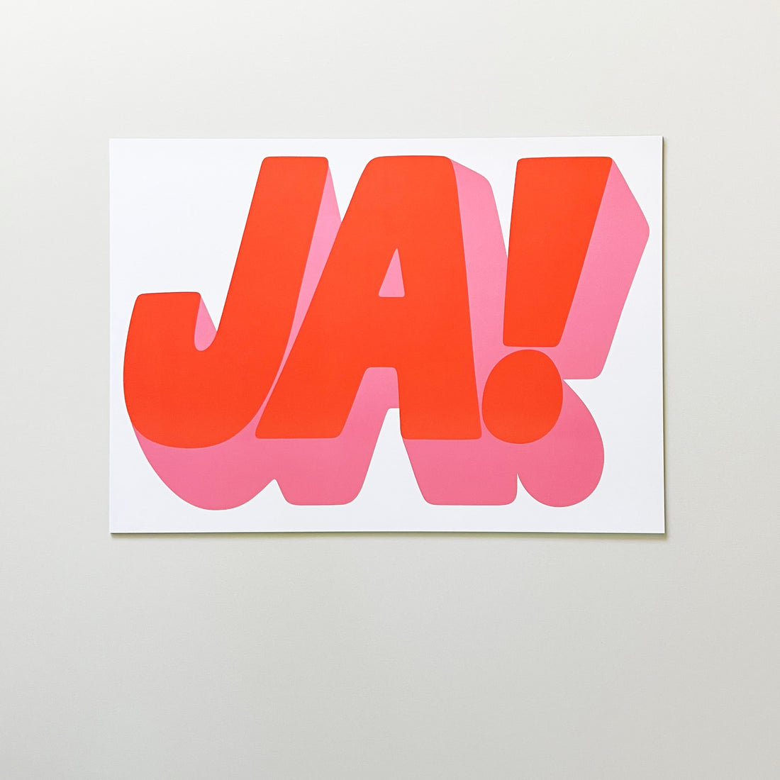 JA! Poster – Kroki.shop